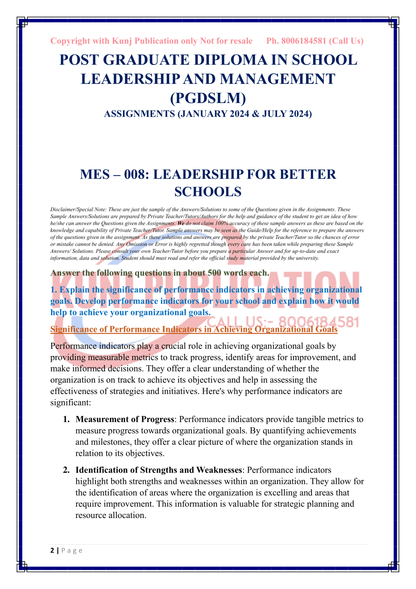 IGNOU MES-008 SOLVED ASSIGNMENT 2024 ENGLISH MEDIUM