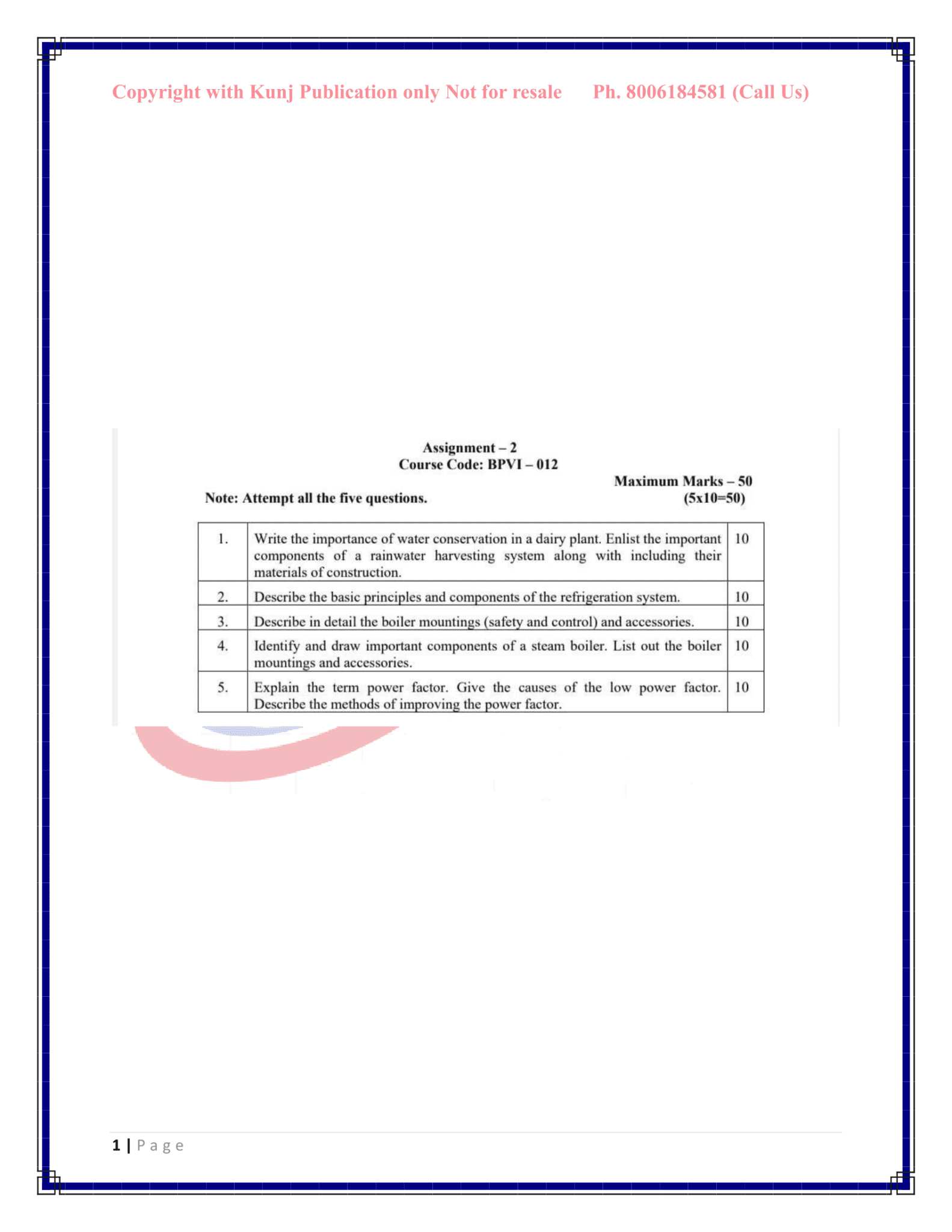 IGNOU BPVI-012 SOLVED ASSIGNMENT 2024 ENGLISH MEDIUM