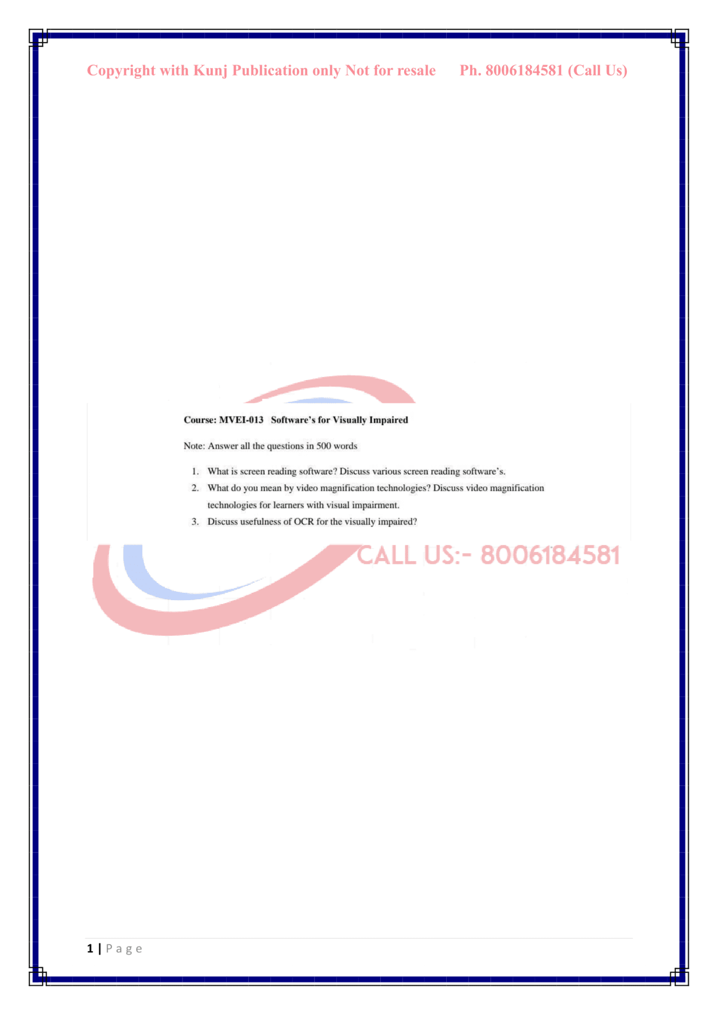 IGNOU MVEI-013 SOLVED ASSIGNMENT 2024 ENGLISH MEDIUM