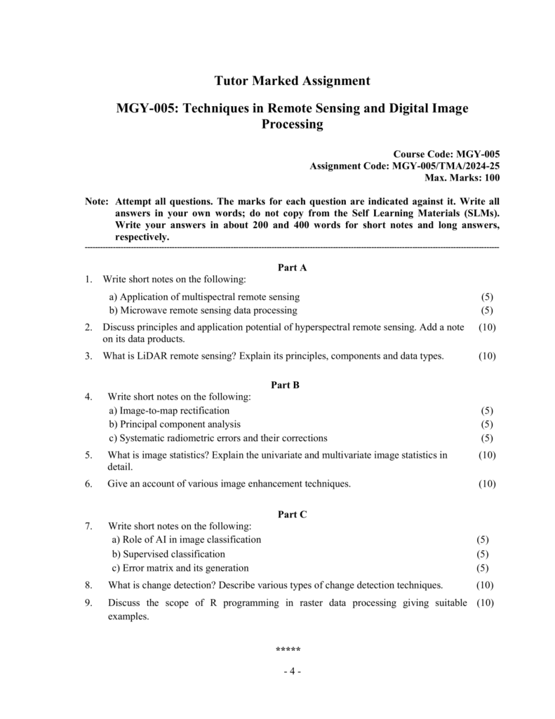 IGNOU MGY-005 SOLVED ASSIGNMENT 2024-25 ENGLISH MEDIUM