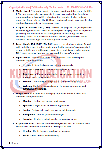 IGNOU BCOS-183 GUESS PAPER/NOTES/SAMPLE PAPER ENGLISH MEDIUM