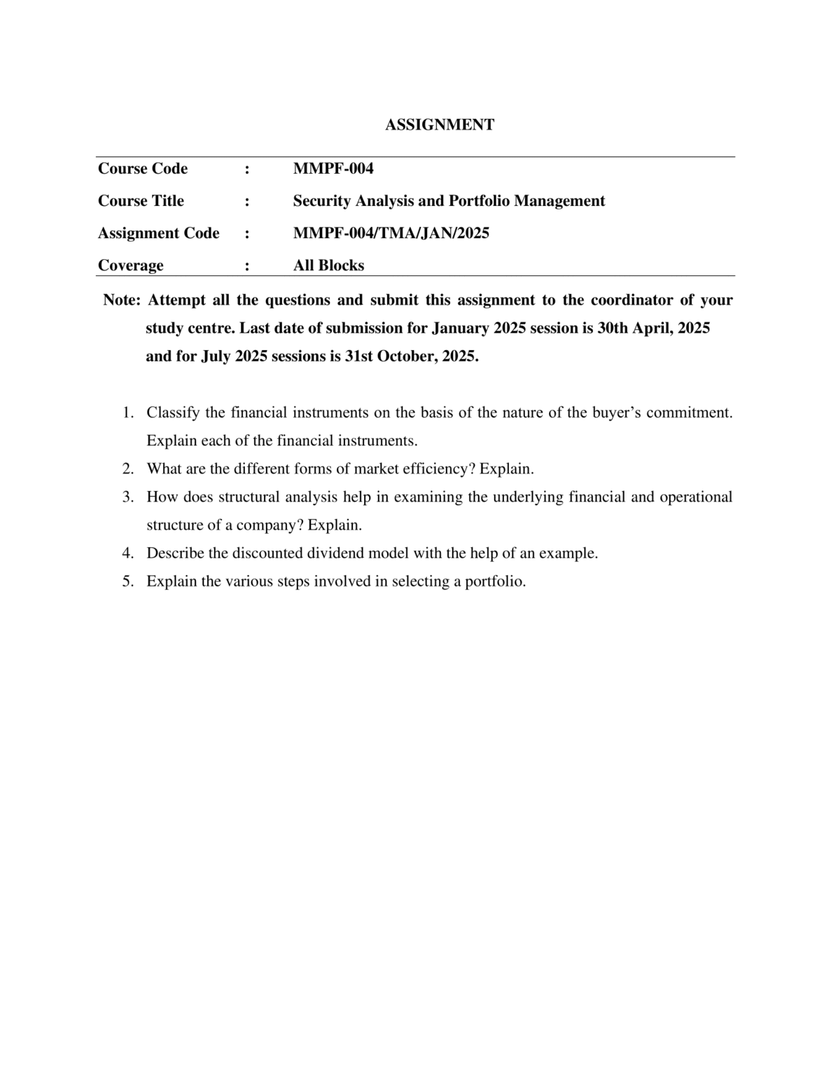 IGNOU MMPF-004 SOLVED ASSIGNMENT JAN 2025 ENGLISH MEDIUM