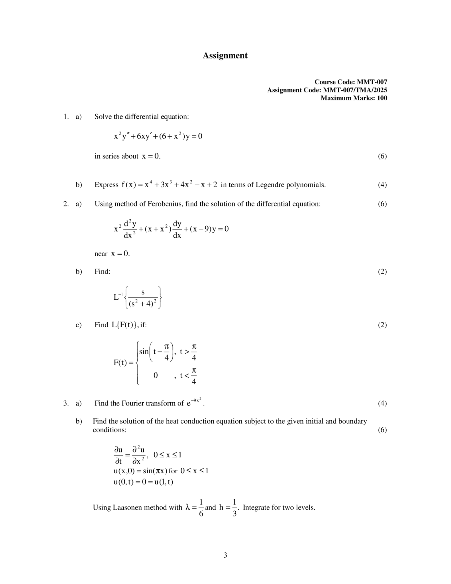 IGNOU MMT-007 SOLVED ASSIGNMENT 2025