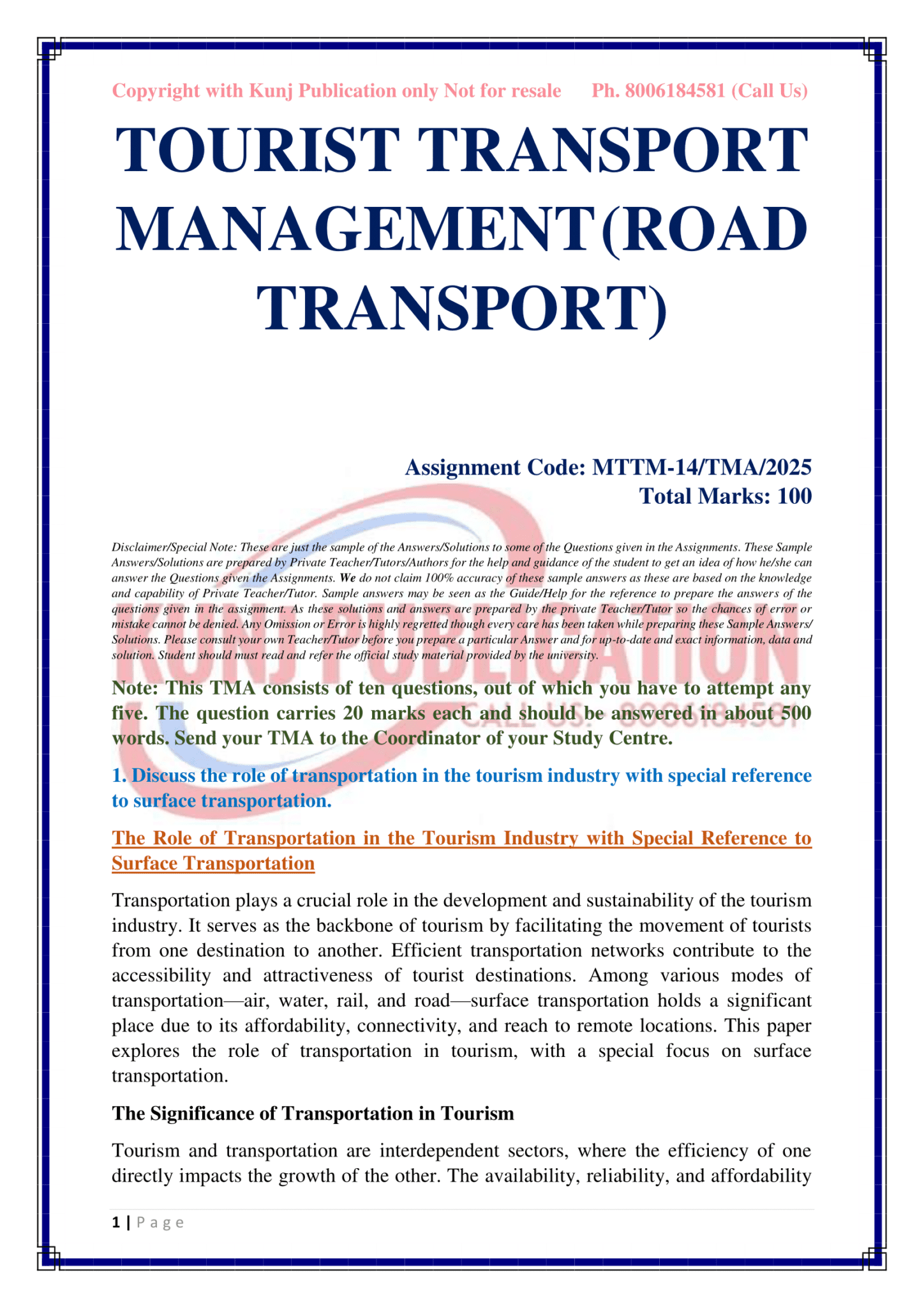 IGNOU MTTM-014 SOLVED ASSIGNMENT 2025 ENGLISH MEDIUM