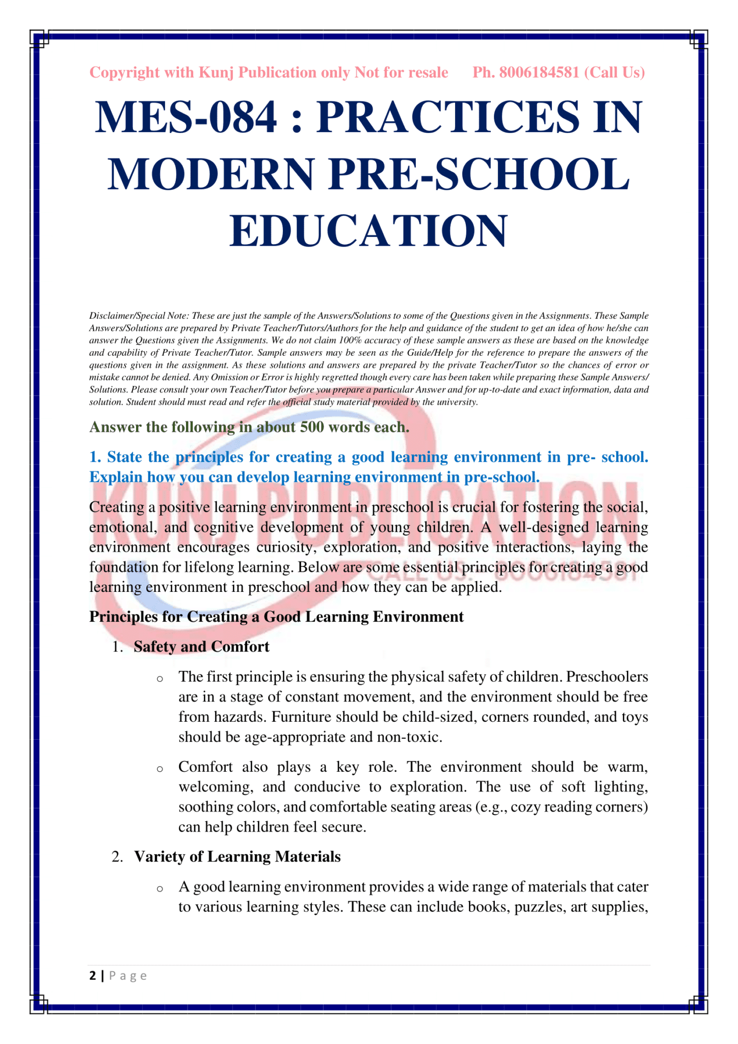 IGNOU MES-084 SOLVED ASSIGNMENT 2025 ENGLISH MEDIUM